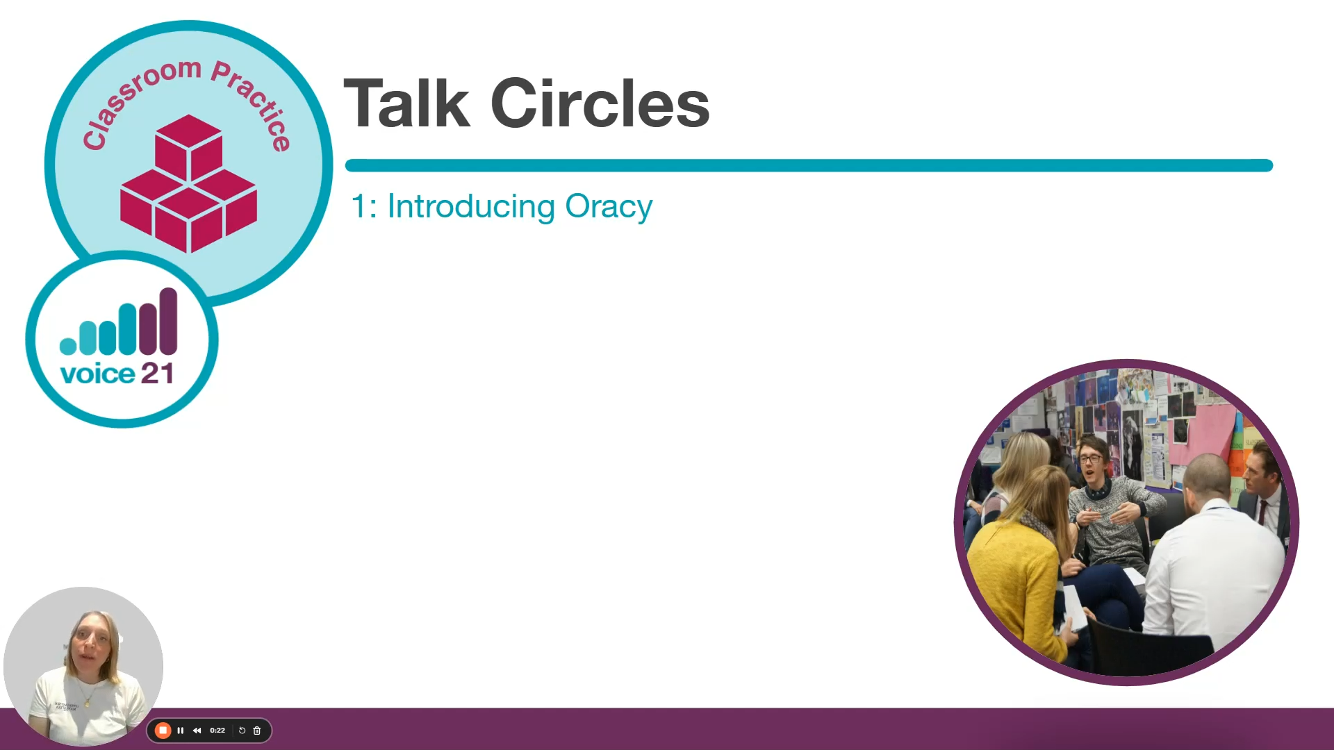 Talk Circle 1: Introducing Oracy